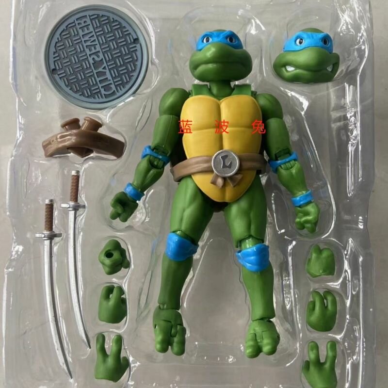 Ограниченная серия NECA Teenage Mutant Ninja Turtles, 1990 Movie Edition, 7-дюймовая практическая офисная модель, настольные украшения для коллекции