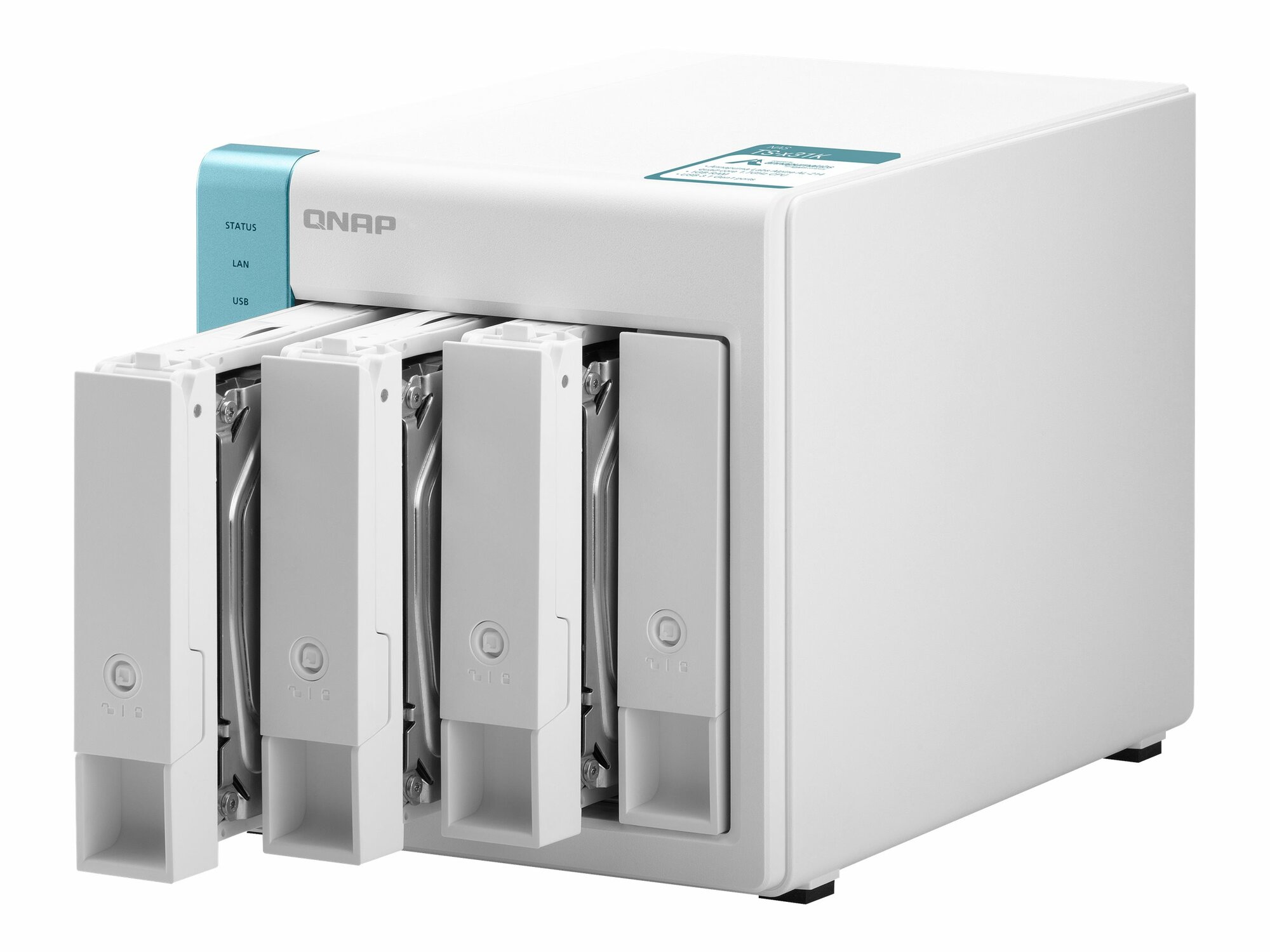Сетевое хранилище NAS Qnap TS-431K 2.5" SATA SSD 3.5" SATA HDD