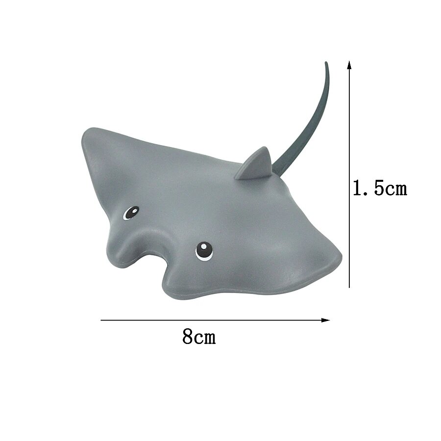 LEDUO Большие строительные блоки пластик набор животных для взрослых Серый, devil fish
