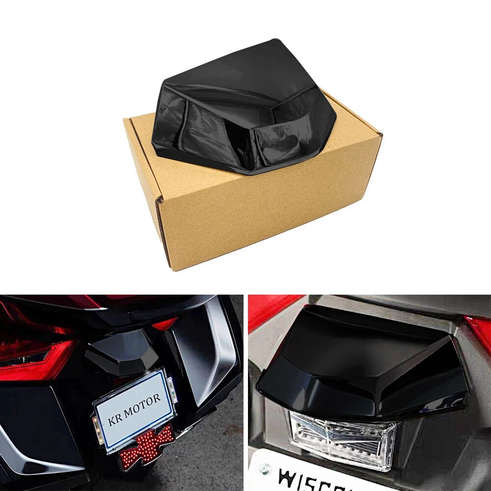 Для Honda Goldwing GL1800 мотоцикла, передний и задний двигатель, черный хромированный декоративный чехол, аксессуары, подходит для Gold Wing GL 1800 2018-2023