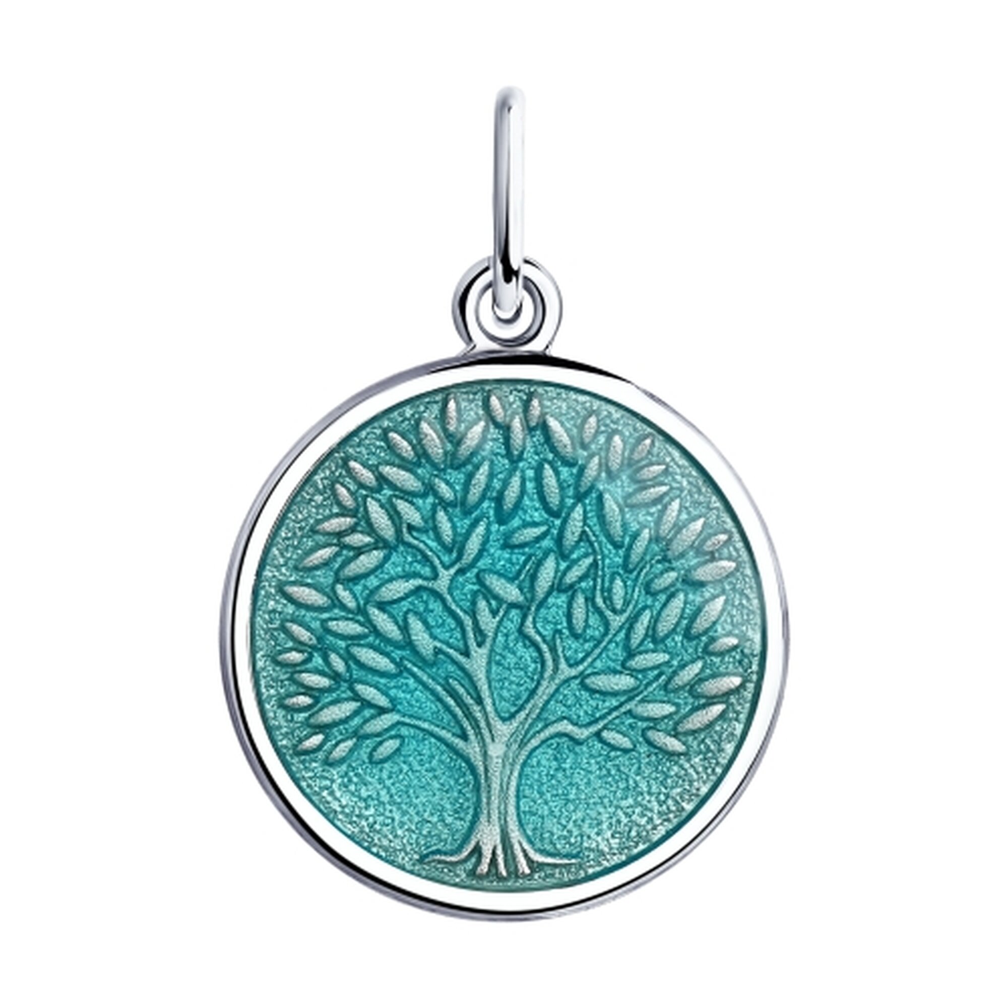 Подвеска, серебро, 925 проба, родирование, эмаль