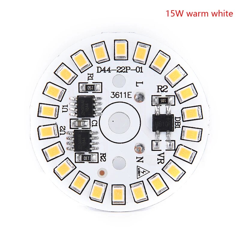 Светодиодный чип 15W Warm White Light Plate