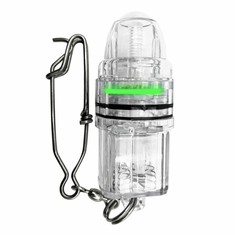 Светодиодная подсветка ловушки для рыбы (без батареи)-зеленый
