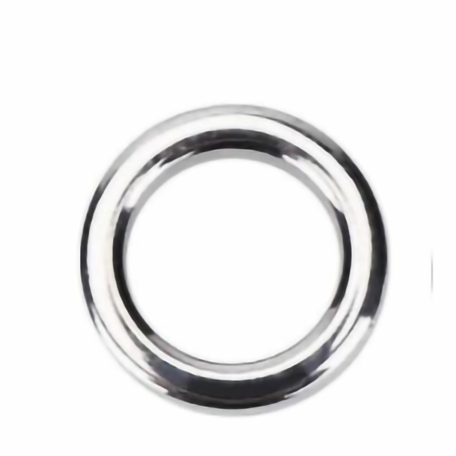 50 шт, сверхмощные рыболовные прочные защелкивающиеся кольца из нержавеющей стали, разъем для приманки для морской рыбалки, 4 мм