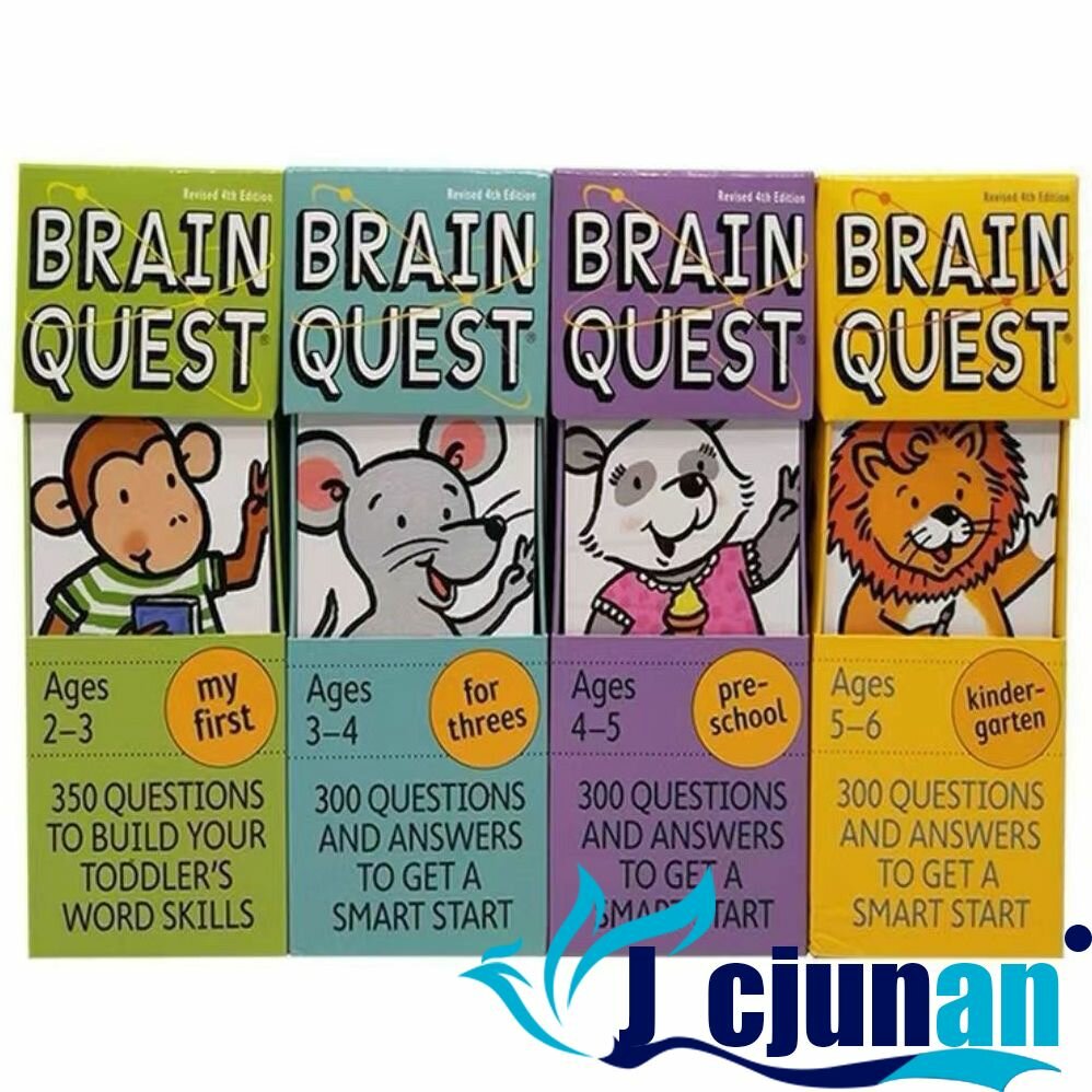 Brain Quest, JCJUNAN, карточки на английском языке для детей