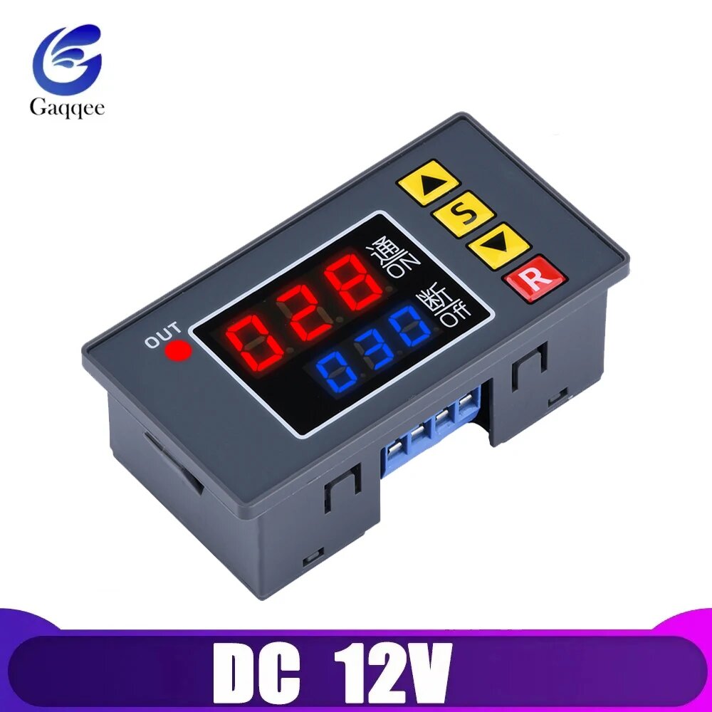 Цифровой таймер реле Gaqqee DC 12V