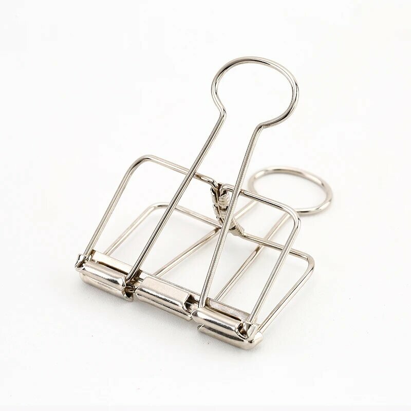 Металлические зажимы для папок Серебряный, Silver L