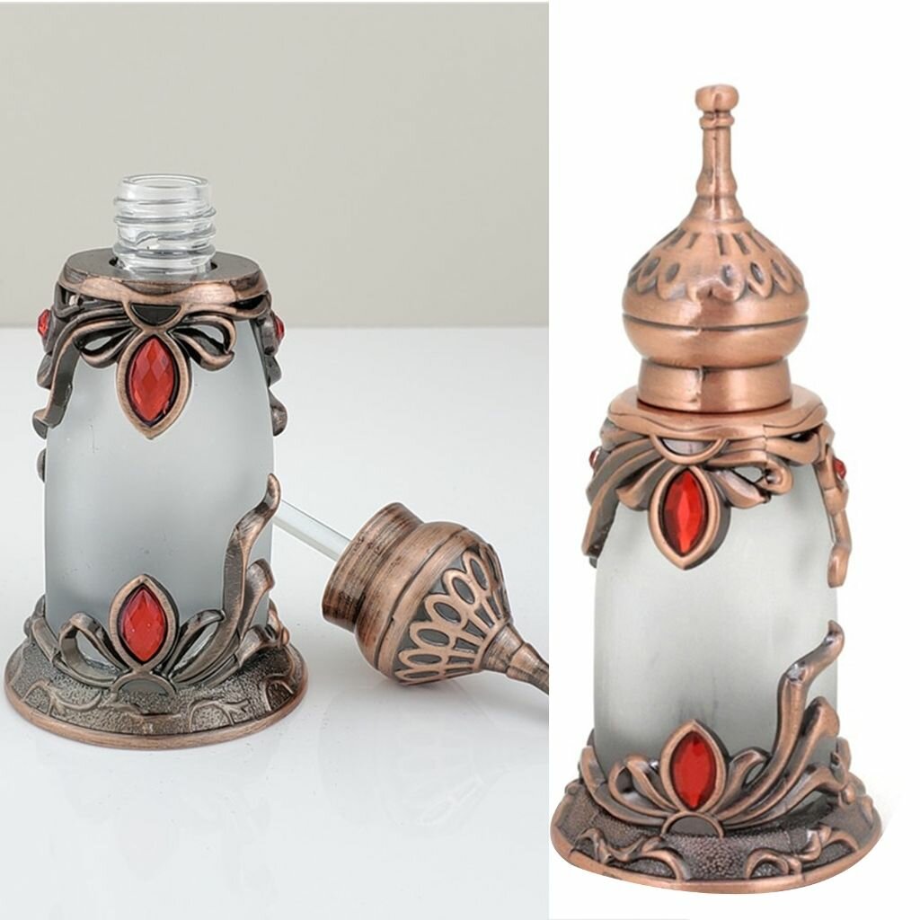 Флакон духов в ретро-упаковке