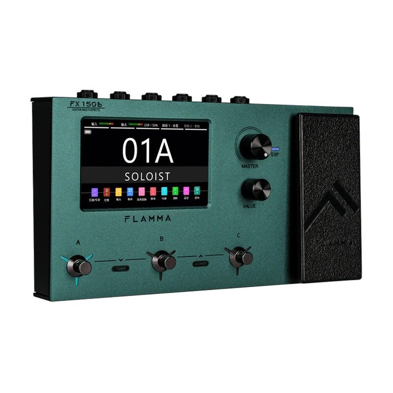 Процессор эффектов Flamma FX150B Nebula Green