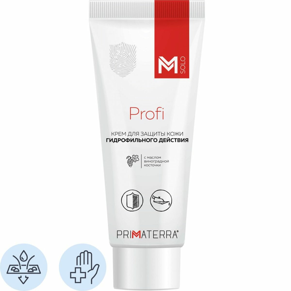 Крем защитный M Solo Profi для рук, гидрофильный, 100мл, 60шт.