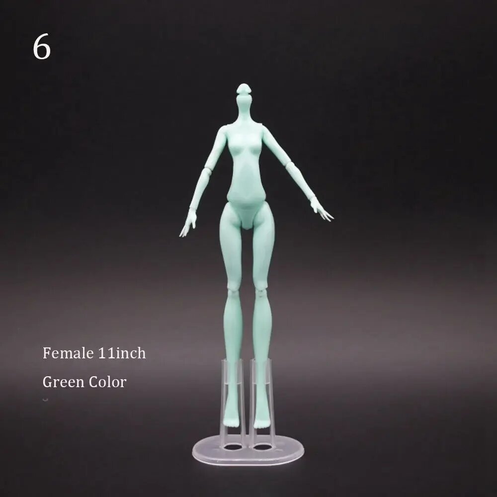 Кукла 1/12 белая пластиковая 6