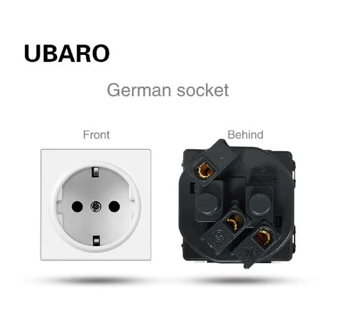 UBARO розетка EU Socket Part белая