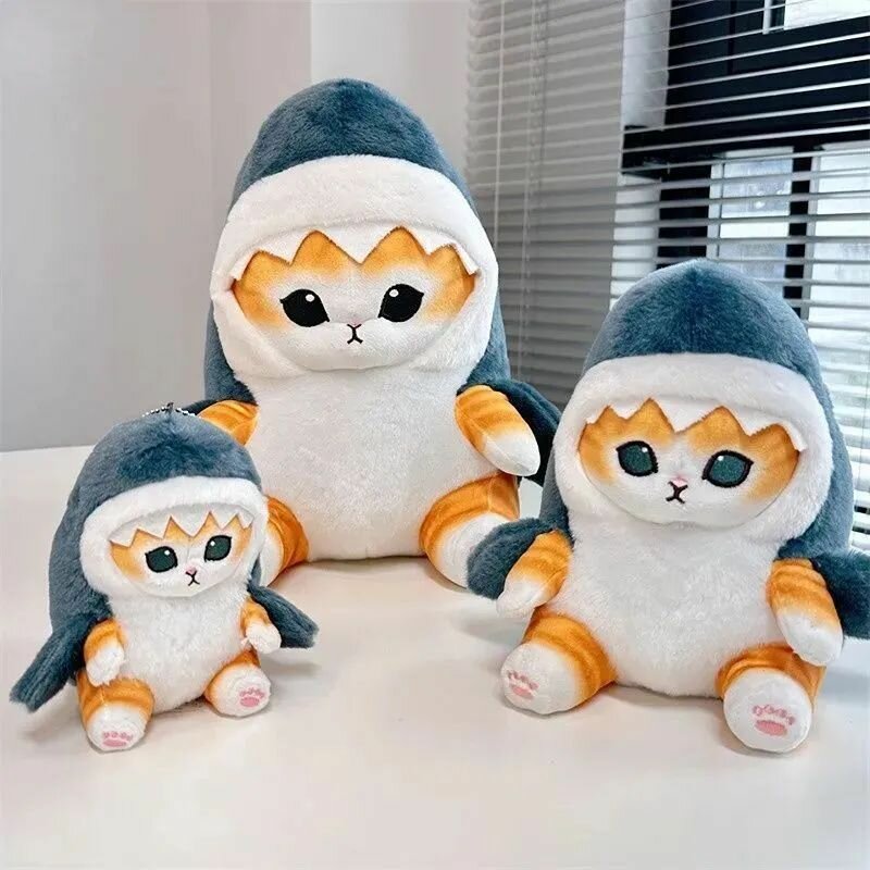Мягкая игрушка Котакула, Кот Акула, Кот в костюме акулы 20 см
