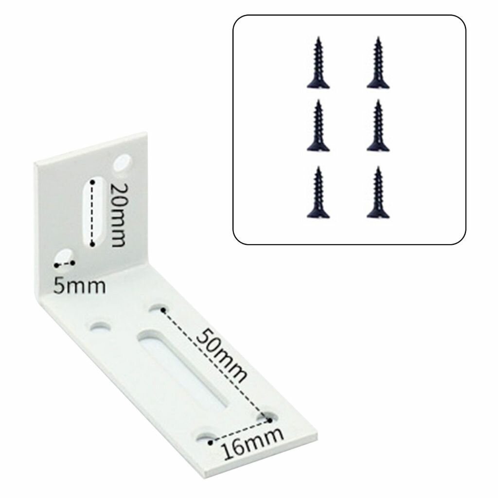 Прочный Г-образный держатель для полки из холоднокатаной стали