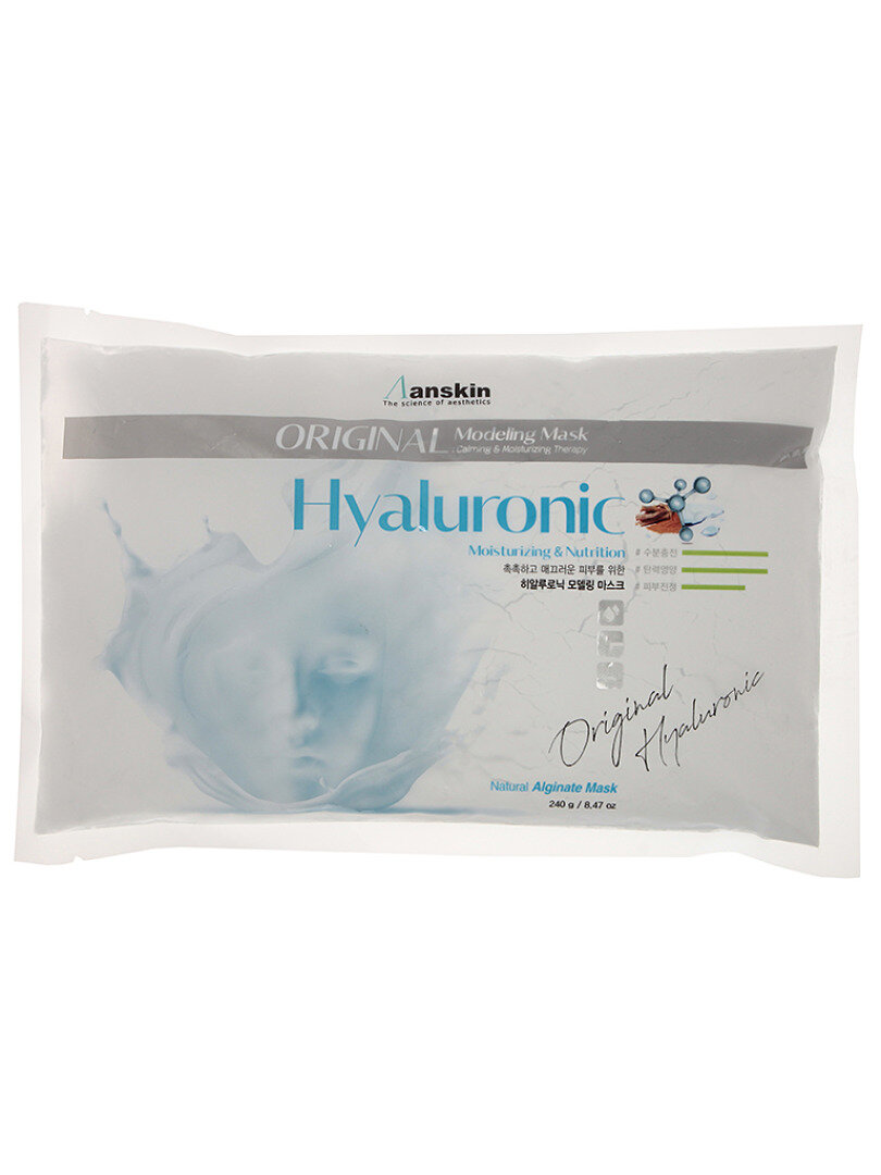 Альгинатная маска Anskin Hyaluronic Modeling Mask / Refill (240 гр)
