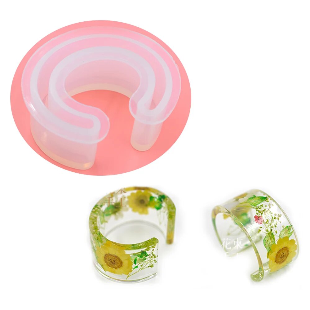 Форма для браслета из силикона Flower Invitation