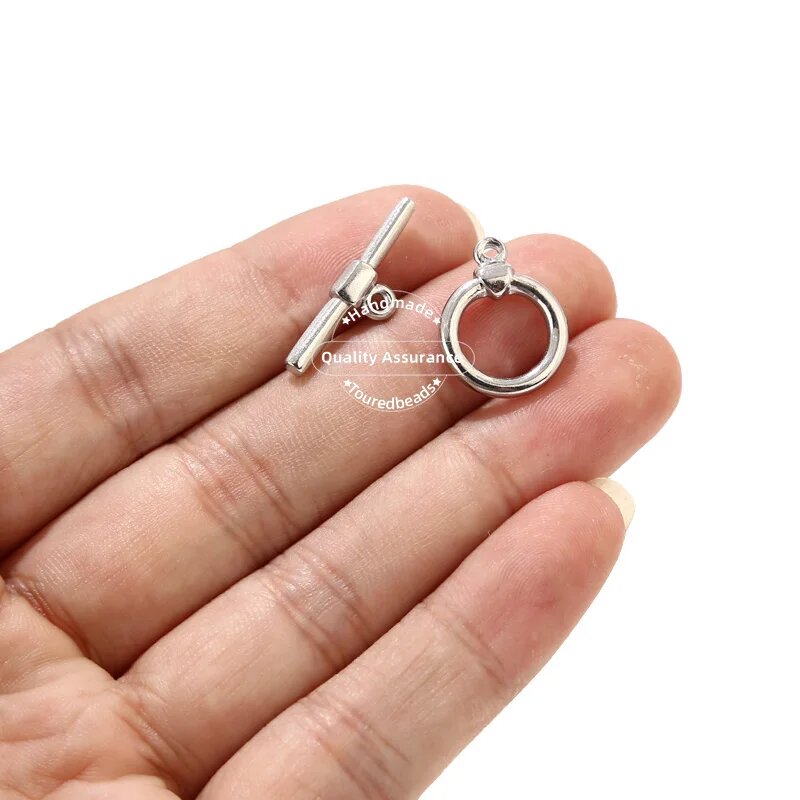 Комплекты замков Touredbeads Solid Circle steel