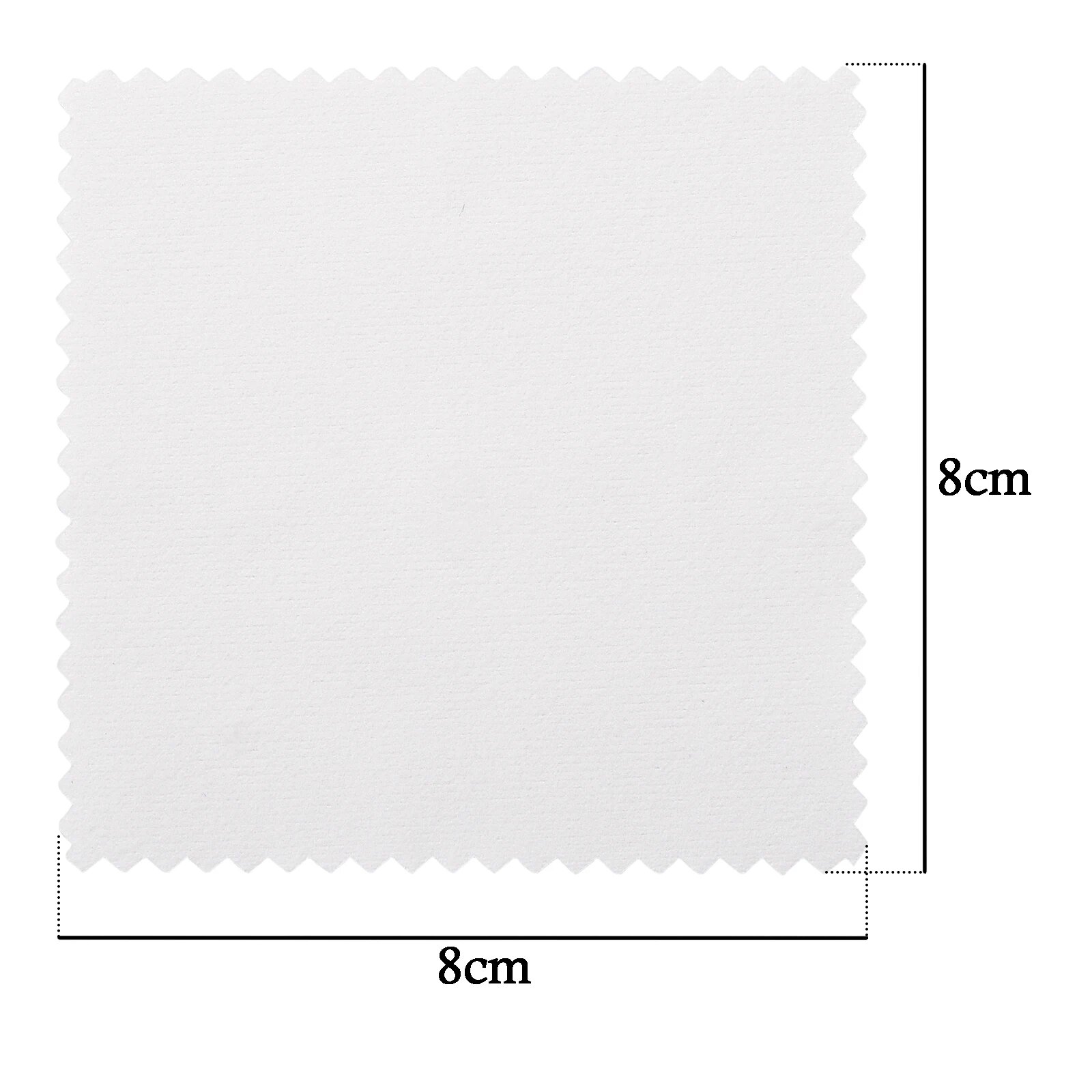 Полировальная ткань SEVENWELL 50 шт. Белый, 8x8cm White