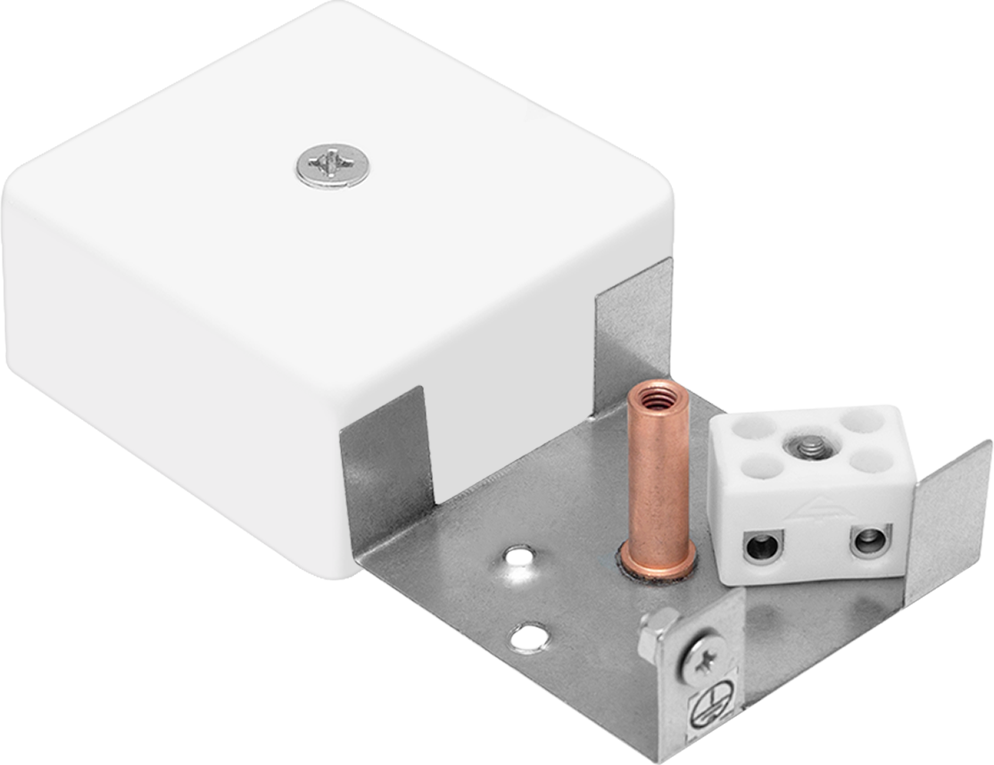 КМ-О (2к)-IP41-m Гефест Коробка монтажная огнестойкая 50х50х23мм