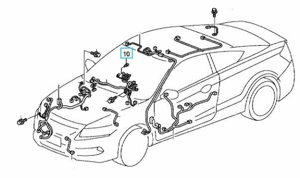 Лампа (12V 3.8W 2CP) (Оригинал)