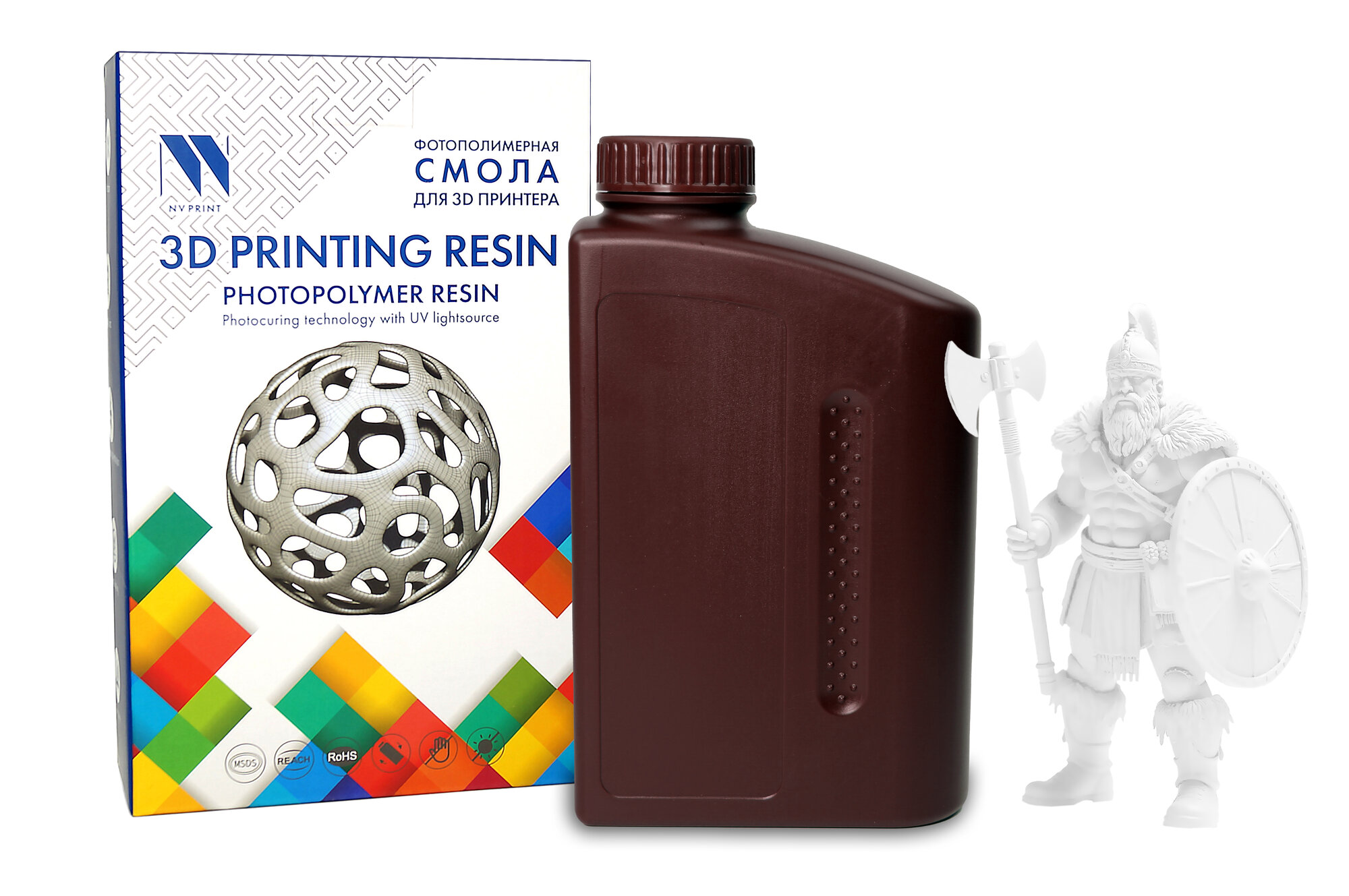 Фотополимерная смола NV PRINT ABS Like Resin White для 3D печати