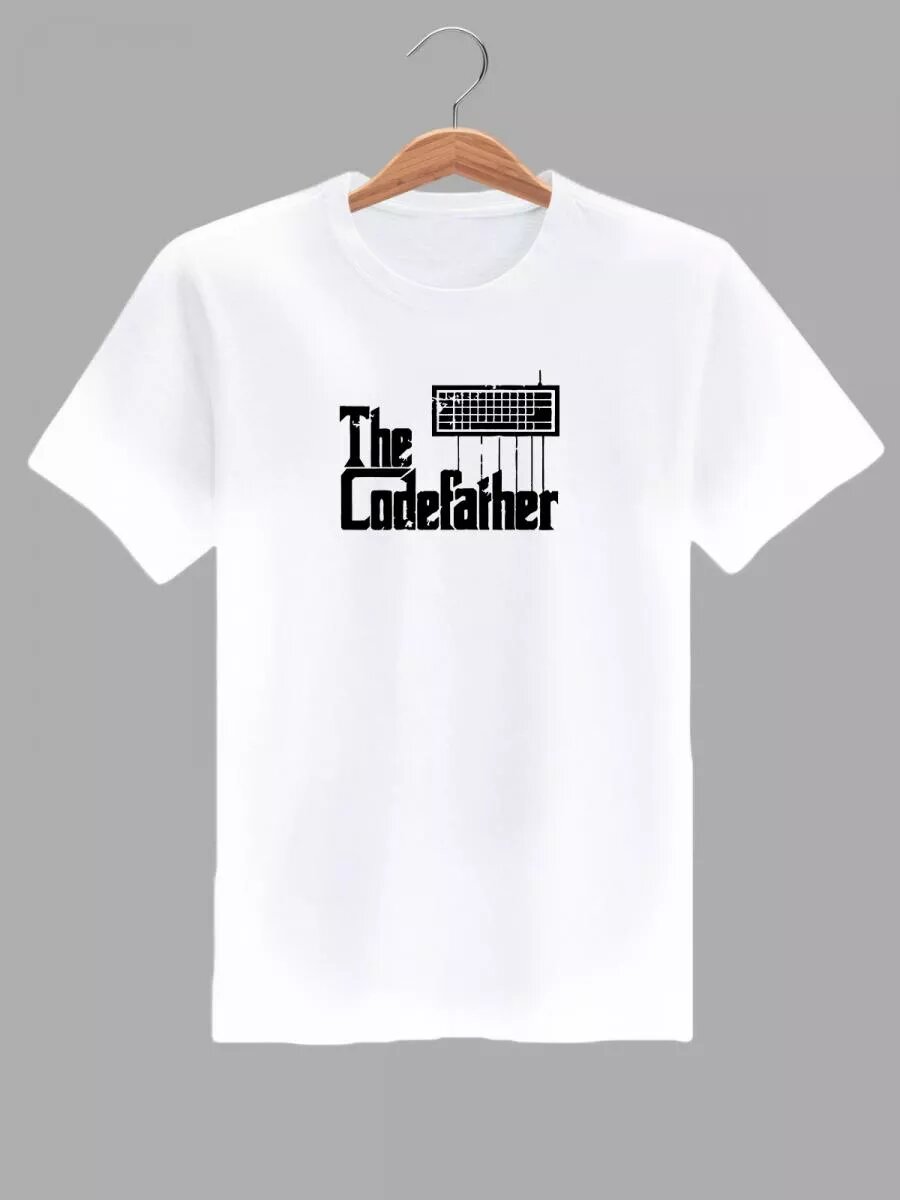 Футболка програмист отец кода
