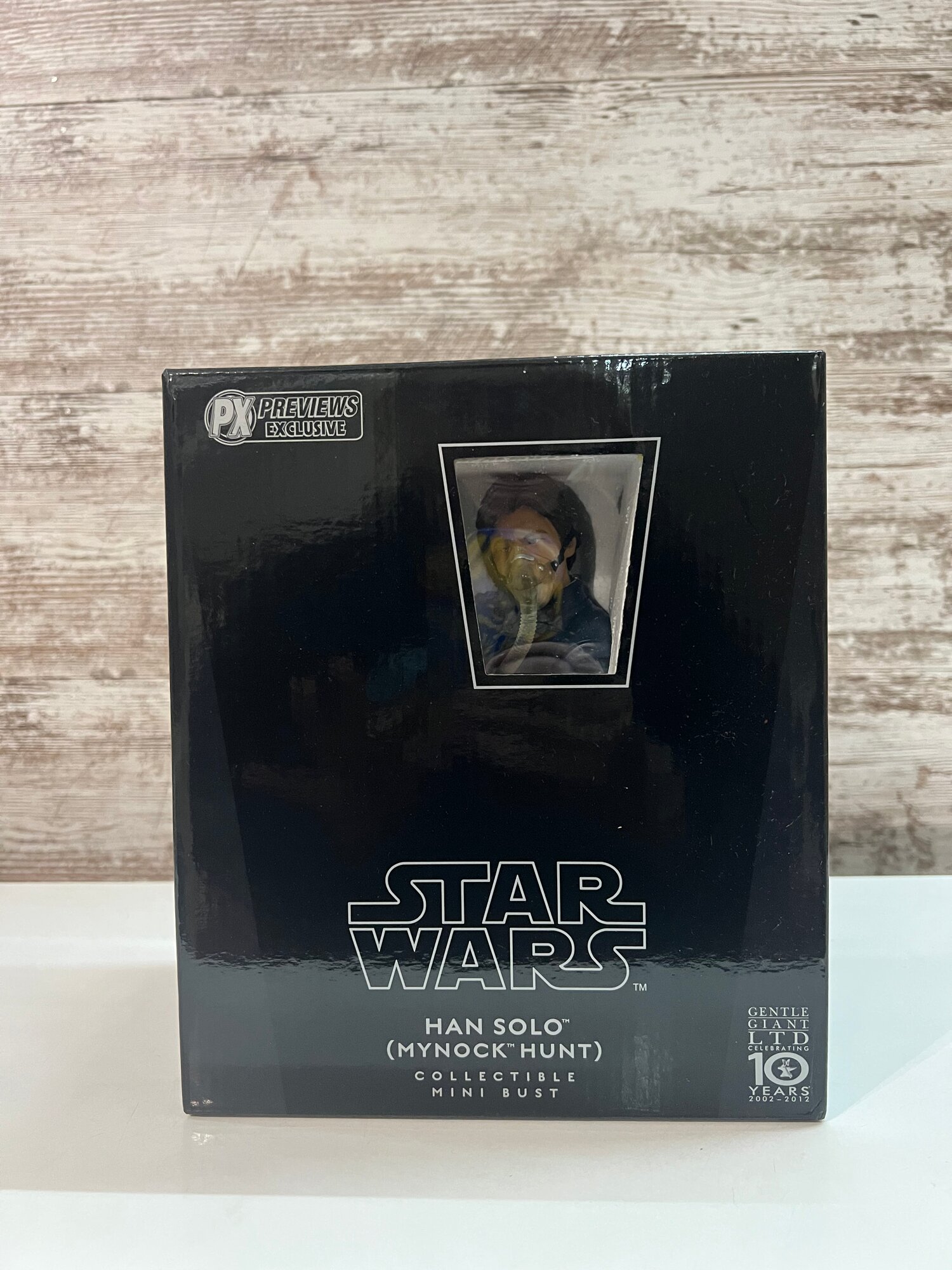 Фигурка, бюст Хан Соло , Звездные Войны, Star Wars Han Solo , mini bust collectible, 18 см от Gentle Giant , тираж 1200 штук
