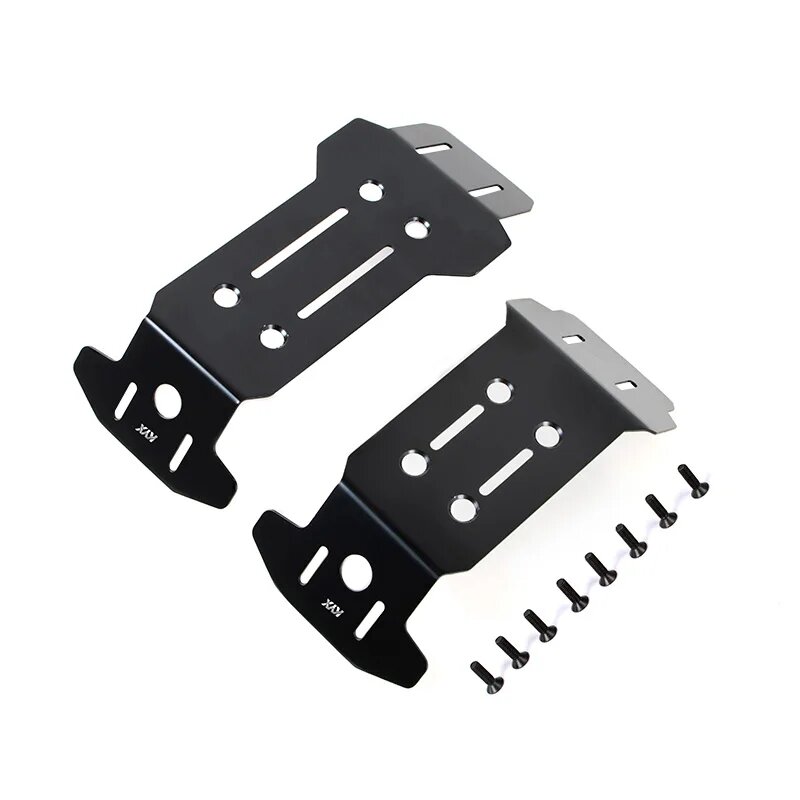 KYX Защита шасси из нержавеющей стали для Traxxas 1/10 Maxx WideMaxx черный