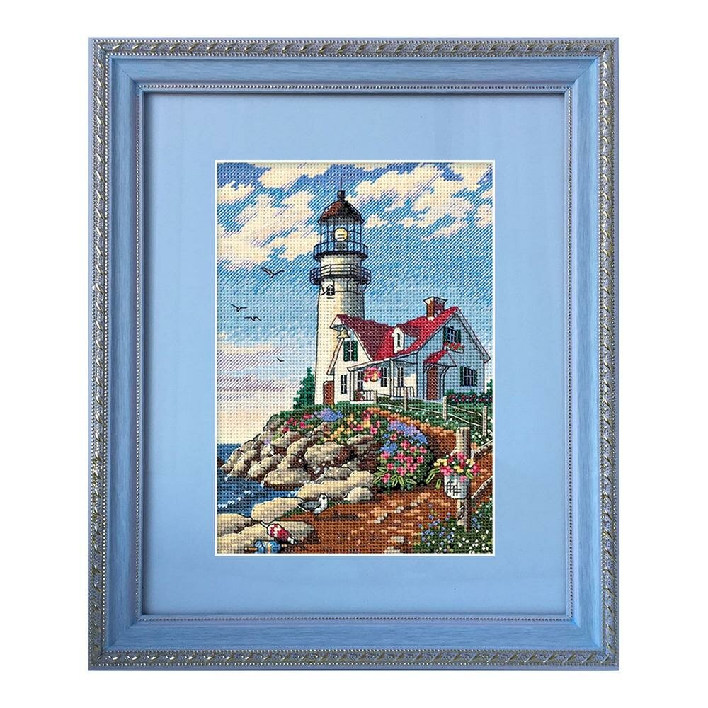 Набор для вышивания DIMENSIONS 06958 "Маяк на скалистом мысе"