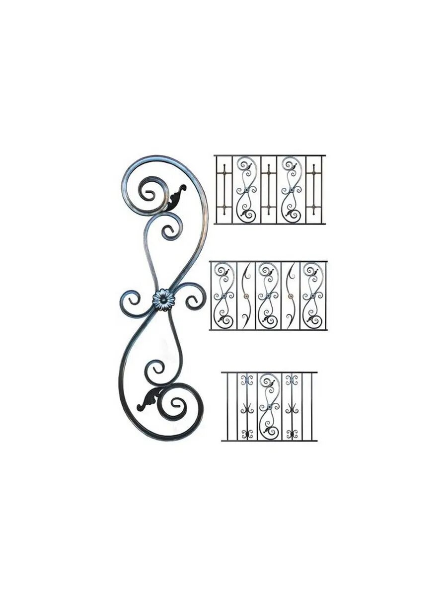 Балясина S-образная БП-52 860х255х15мм