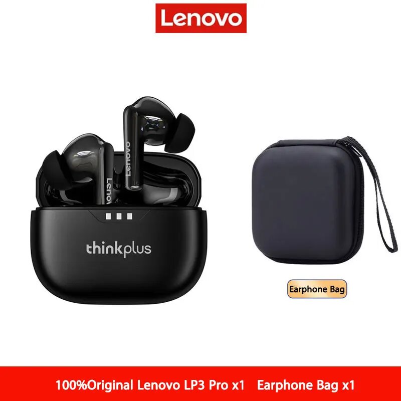 Оригинальные наушники Lenovo Lp3 pro TWS Беспроводные Bluetooth 5.3 наушники HIFI Звуковое снижение шума HD Звонок Спортивные на