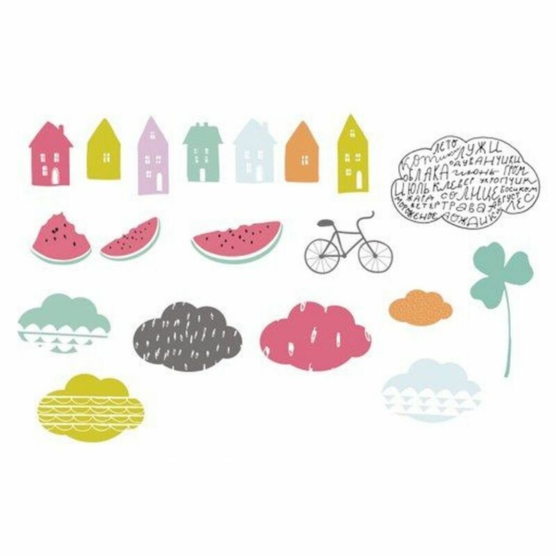 Набор mint200-02 Вырубки Мятное Лето для скрапбукинга