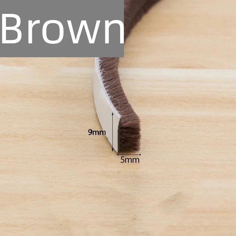 Уплотнительная лента Brown-9x5mm, 5 м