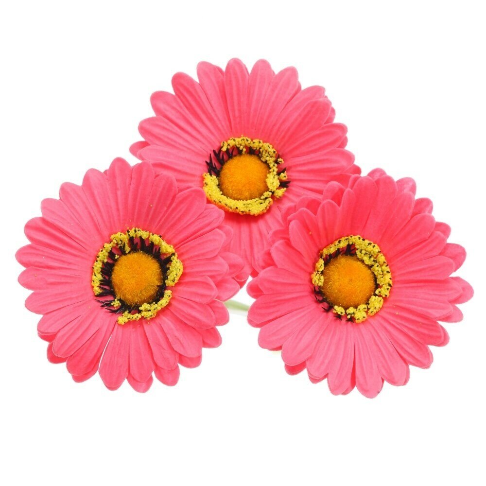 Цветы искусственные "Букет Гербер" (Real Touch), L=12 W=12 H=33 см