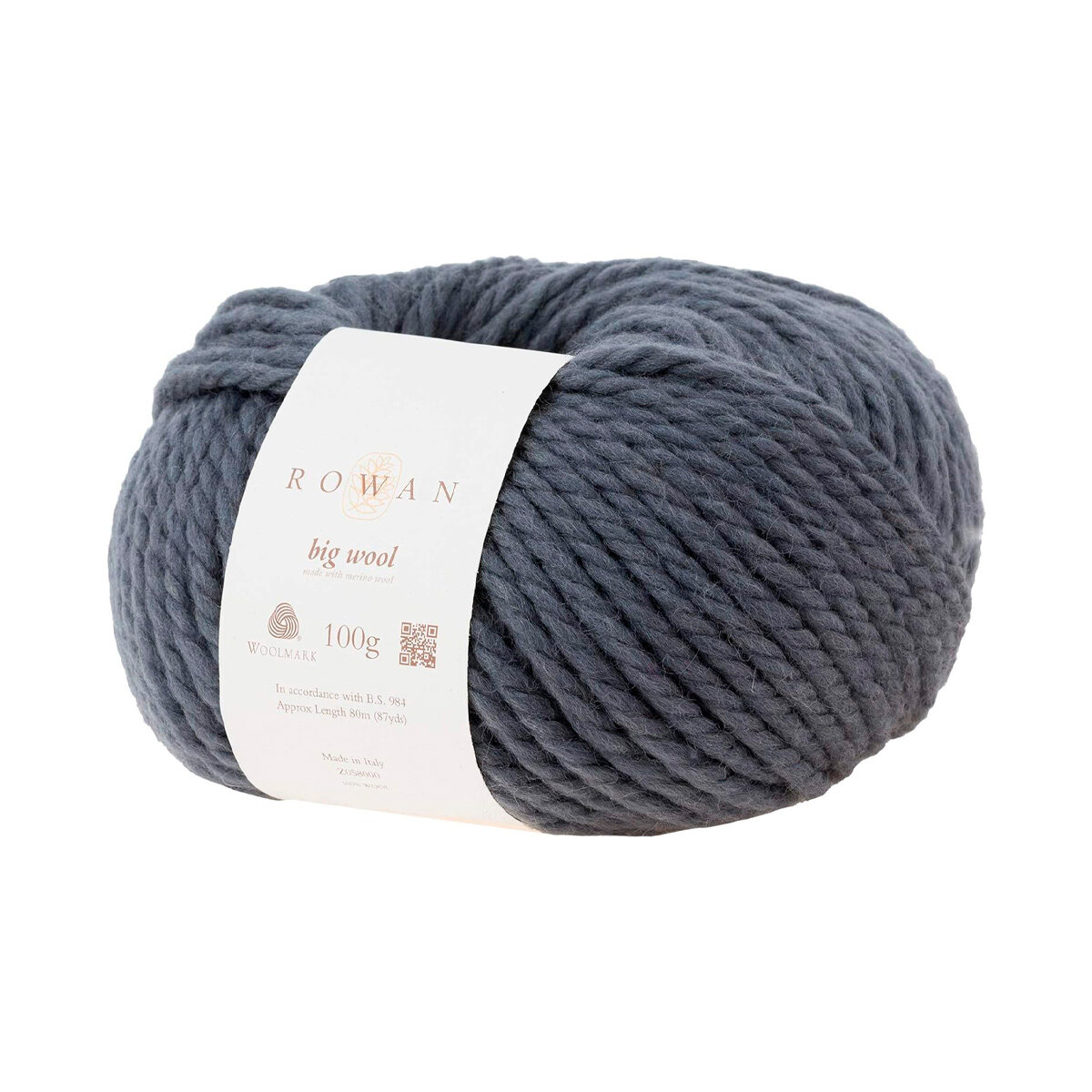 Big Wool /Биг Вул/ пряжа Rowan, Z058000 (056, glum (мрак), синий)