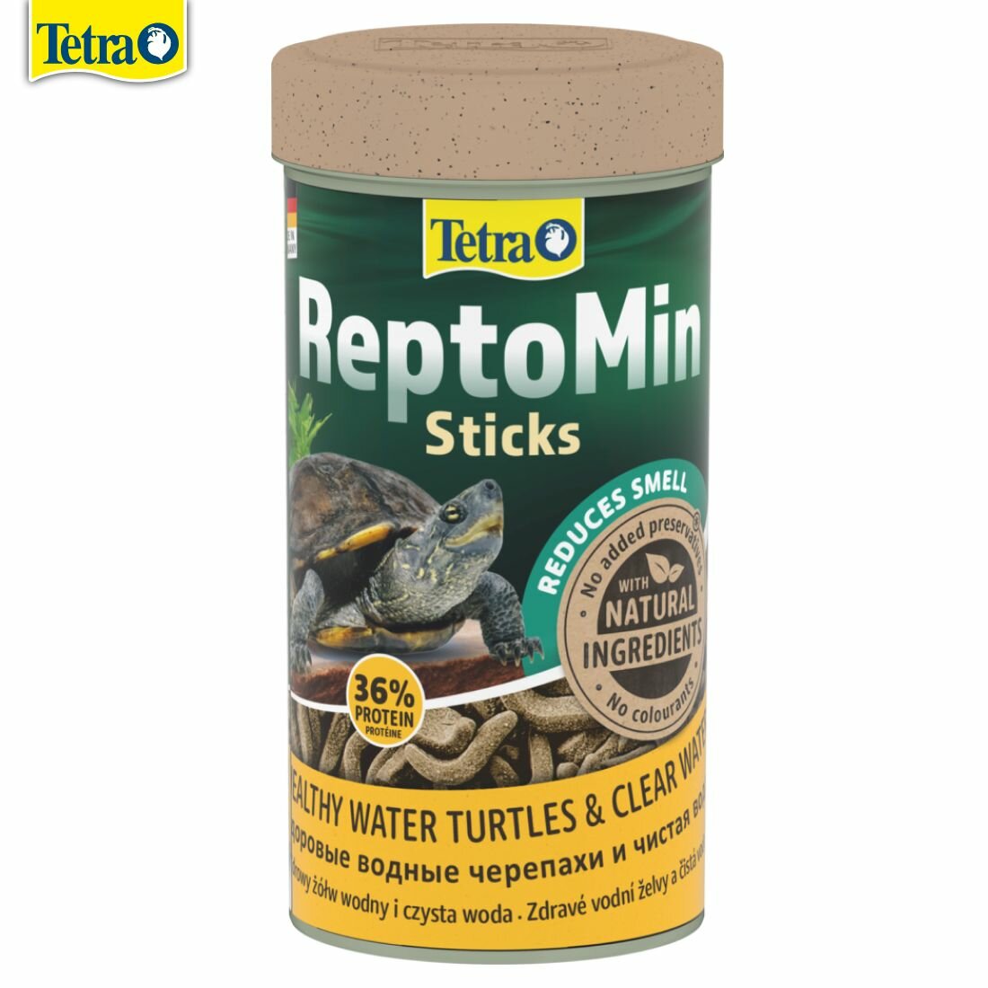 Корм Tetra ReptoMin Sticks 500мл для взрослых черепах здоровый панцирь и кости