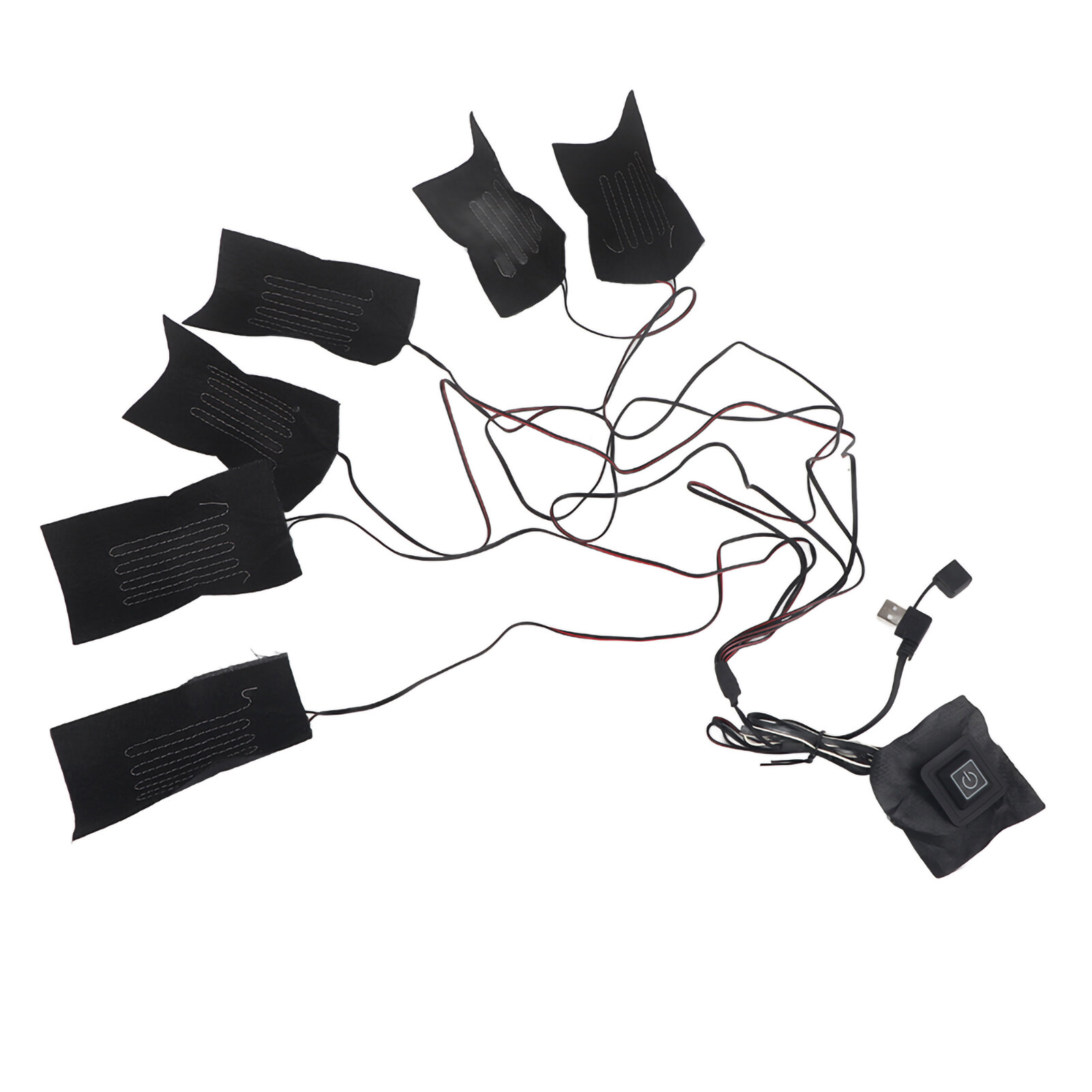 Портативная электрическая грелка с USB-подключением, моющаяся, сохраняющая тепло грелка для одежды и жилета