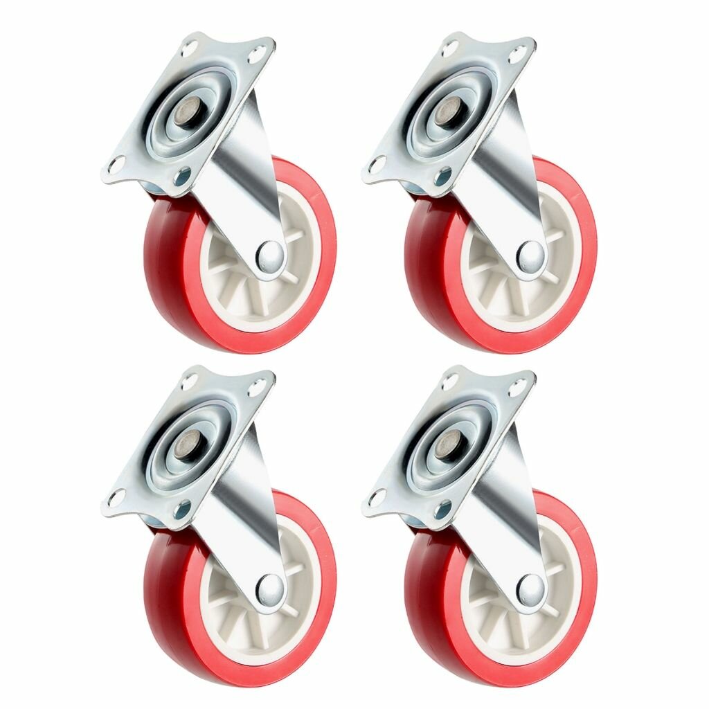 Металлические ролики, вращающиеся на 360 градусов, сверхмощные, тихие, подходят для дома и офиса
