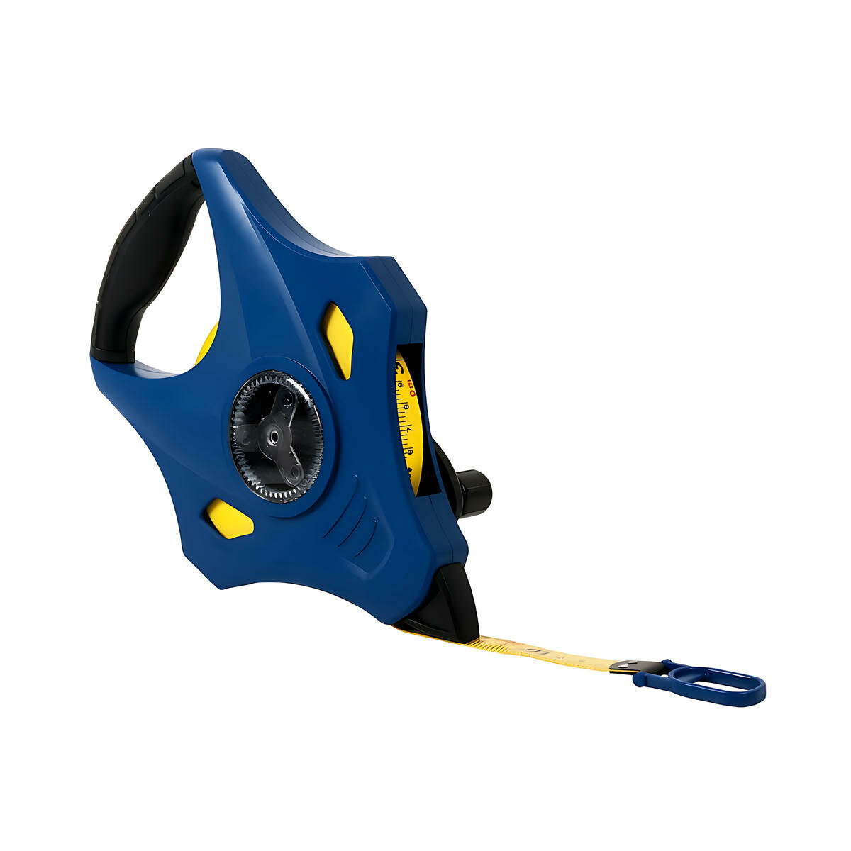 Рулетка геодезическая 30 м х 15 мм (фиберглассовая лента, открытый корпус) кобальт 646-898