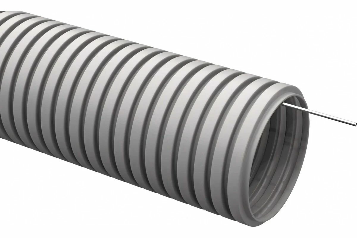 Гофрированная труба ПВХ AGIS с зондом D20мм. "Profile" (100м/уп) 70.01.01.20.100