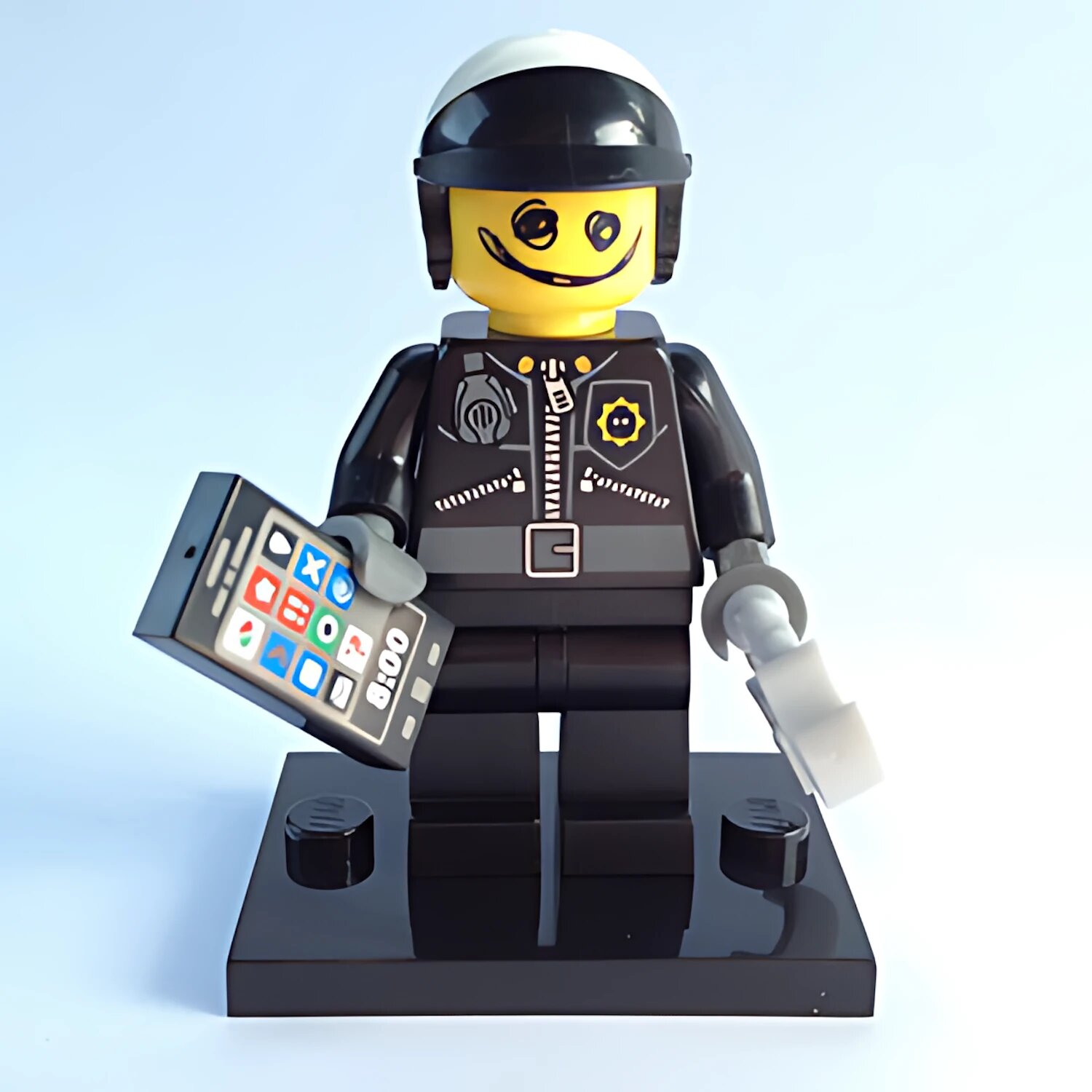 Минифигурка LEGO 71004 Scribble-Face Bad Cop coltlm-7 U