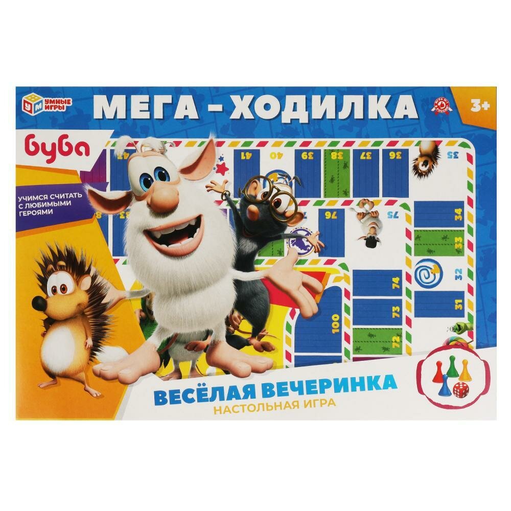 Настольная игра-ходилка Умные игры "Буба, веселая вечеринка" (4680107961204)