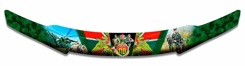 Дефлектор капота Серия "Полноцвет" Коллекция вариация 45 Infiniti FX35 Год выпуска 2003-2008