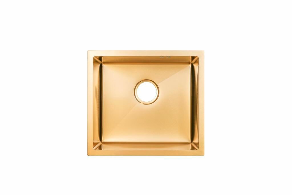 Кухонная мойка подстольный монтаж "VANS" 490*440*200 мм Gold