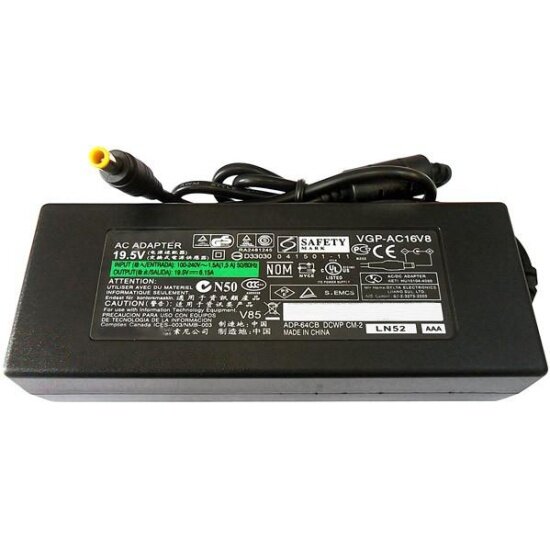 Блок питания (сетевой адаптер) VB Parts для ноутбуков Sony Vaio 19.5V 6.15A 6.5pin HC