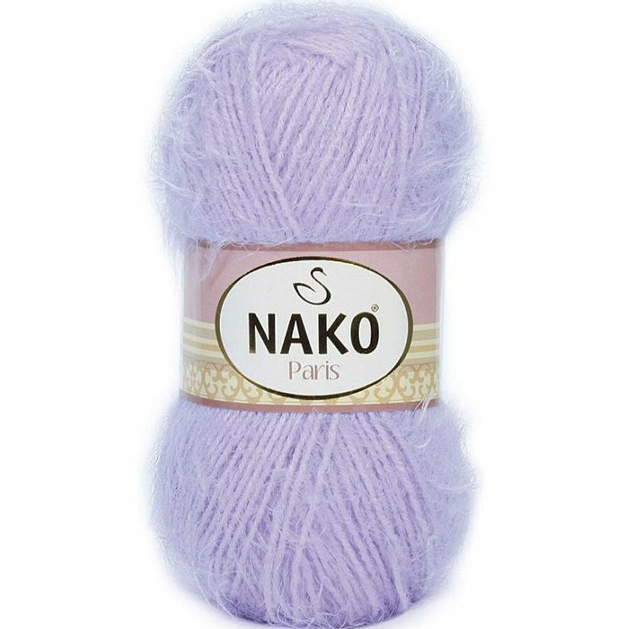 Пряжа Nako PARIS 4862 сирень (5 мотков)
