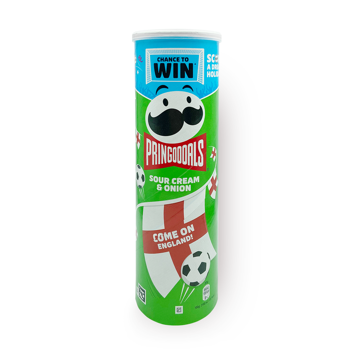 Чипсы Pringles, картофельные, со вкусом сметаны и лука, 165 г, туба, 1 шт