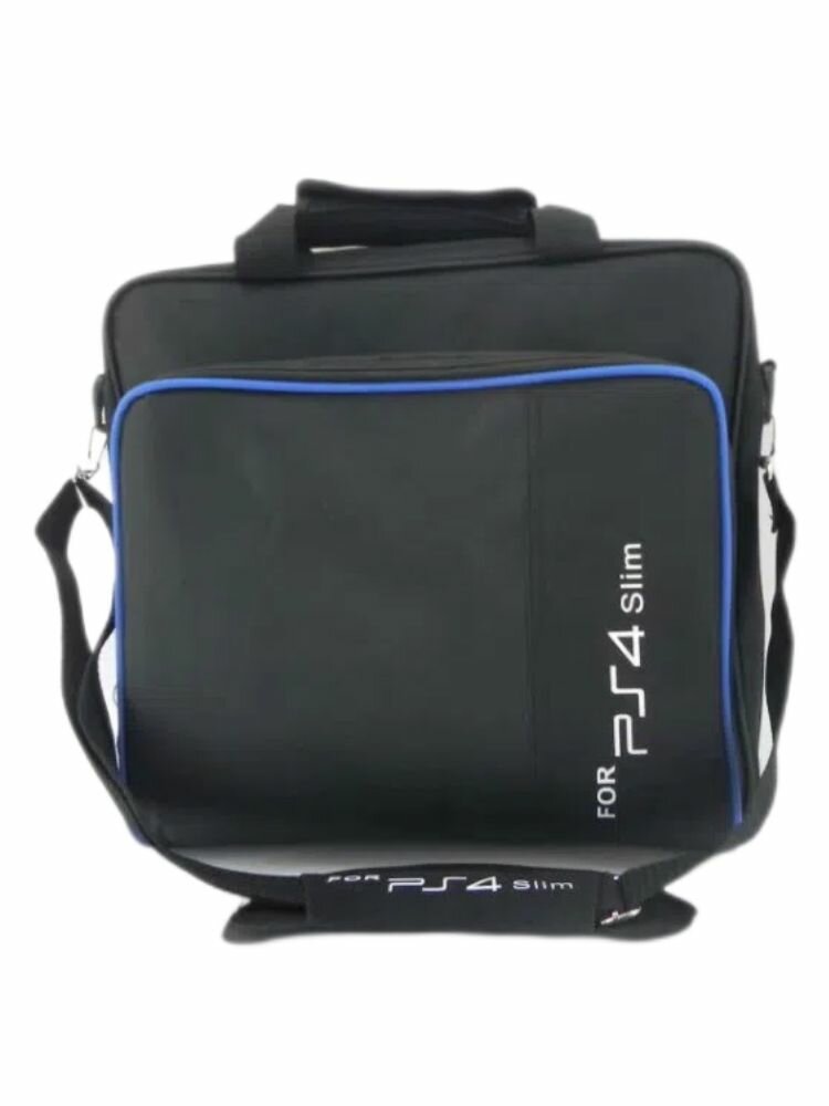 Дорожная сумка для хранения для консоли и геймпадов Sony PlayStation 4 Slim/PS4 Slim (черное)