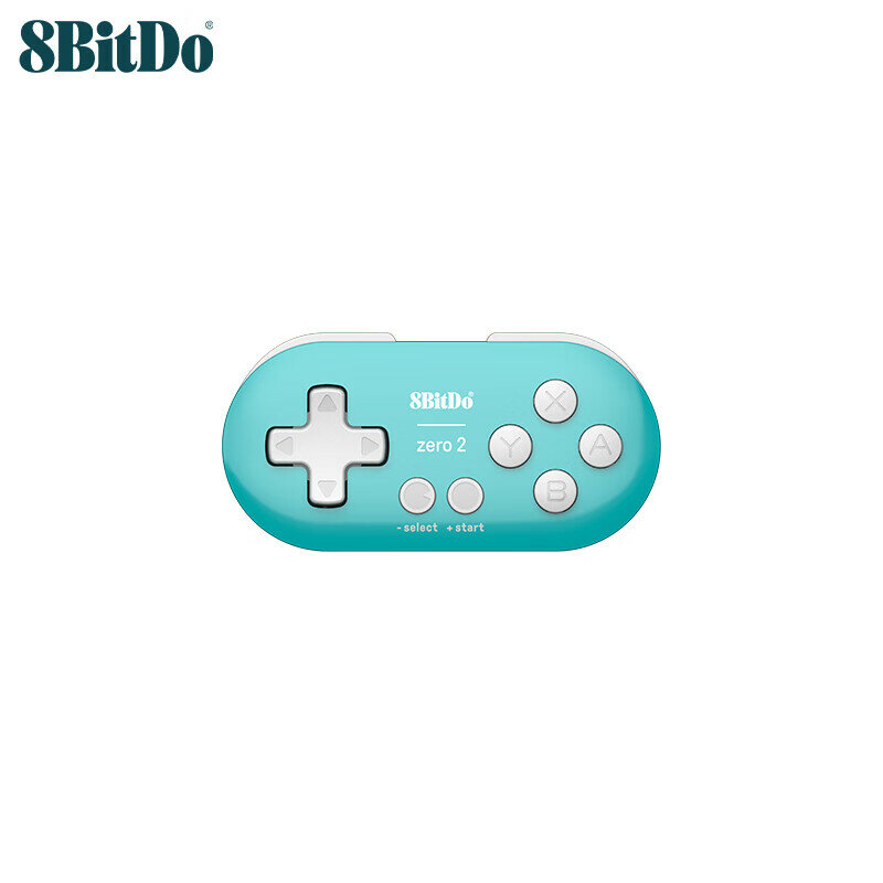 8BitDo Zero2 Mini Game Controller, Anki Shortcut Tool, Drawing Shortcut Assistant, Wireless Mobile Switch Game Console Steam, Peacock Blue