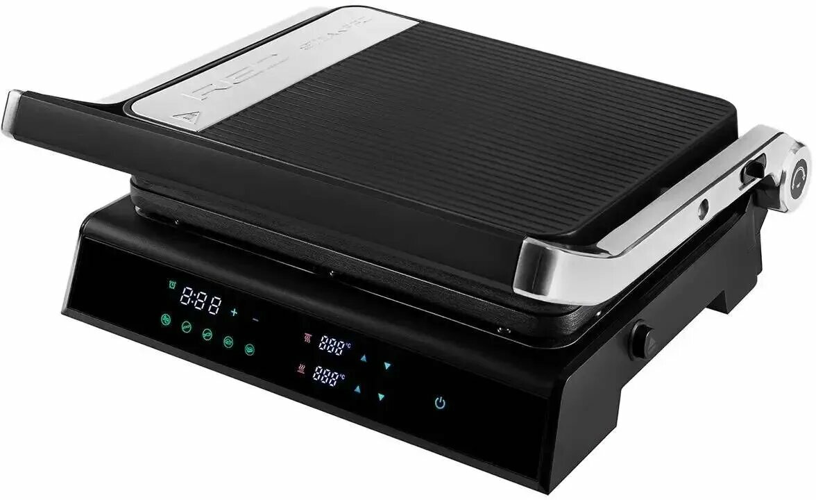 Электрогриль RED SOLUTION SteakPRO RGM-M81, черный и серебристый